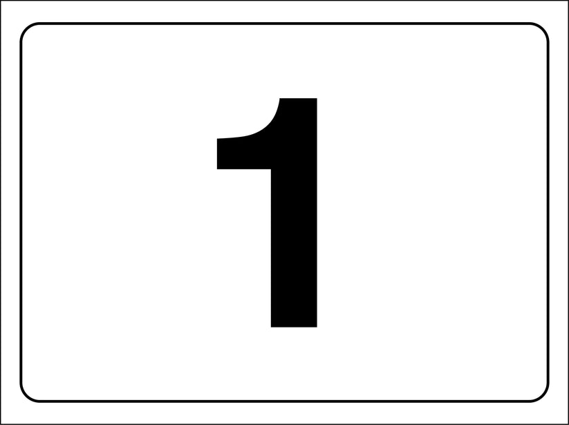 Custom Gate House Building Number Sign – New Signs