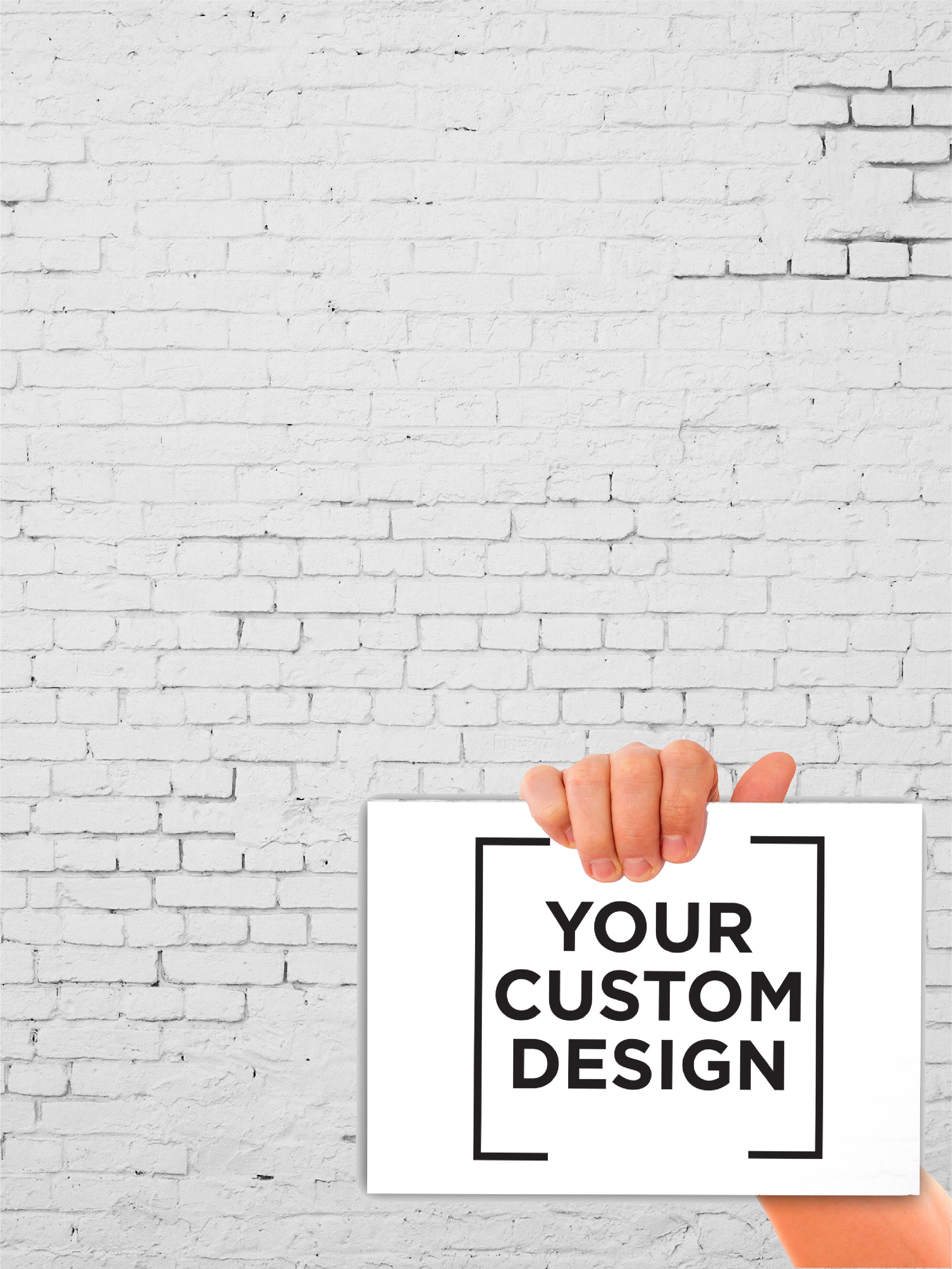 Custom Rectangle Vinyl Sticker – New Signs