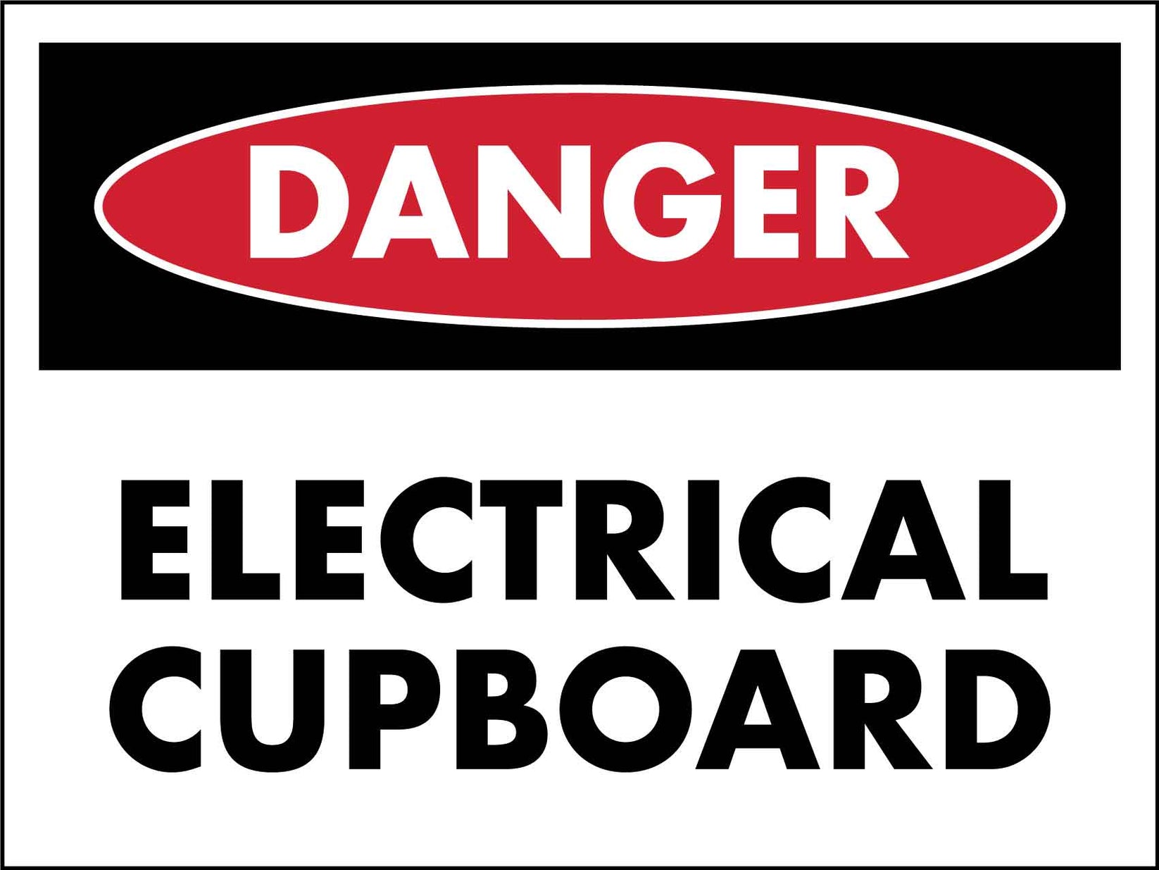 Danger Electrical Cupboard Sign – New Signs