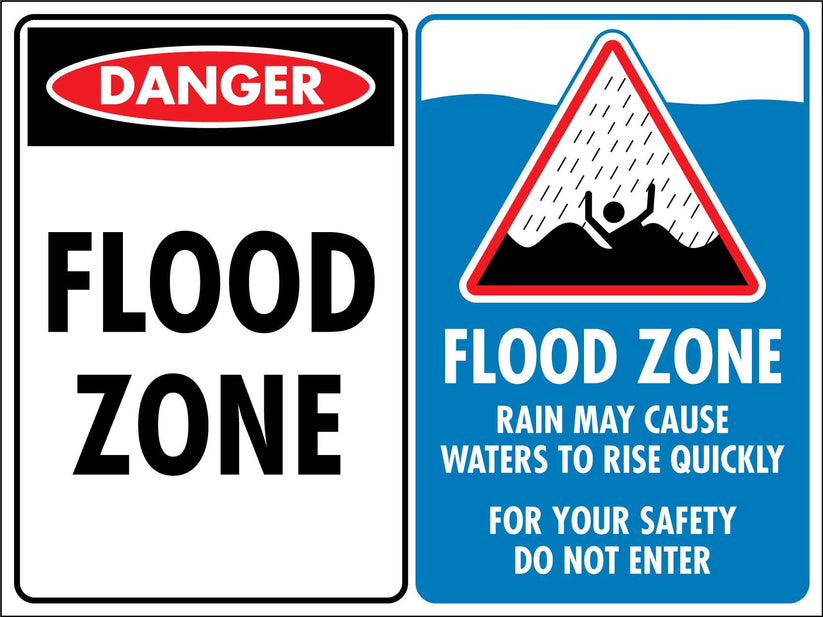Danger Flood Zone Sign – New Signs