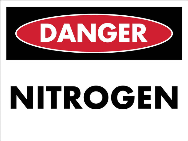 Danger Nitrogen Sign – New Signs