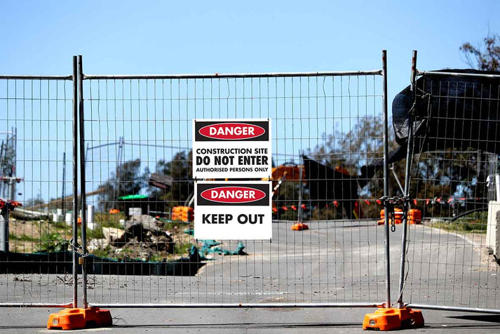 Danger Construction Site Do Not Enter Sign – New Signs