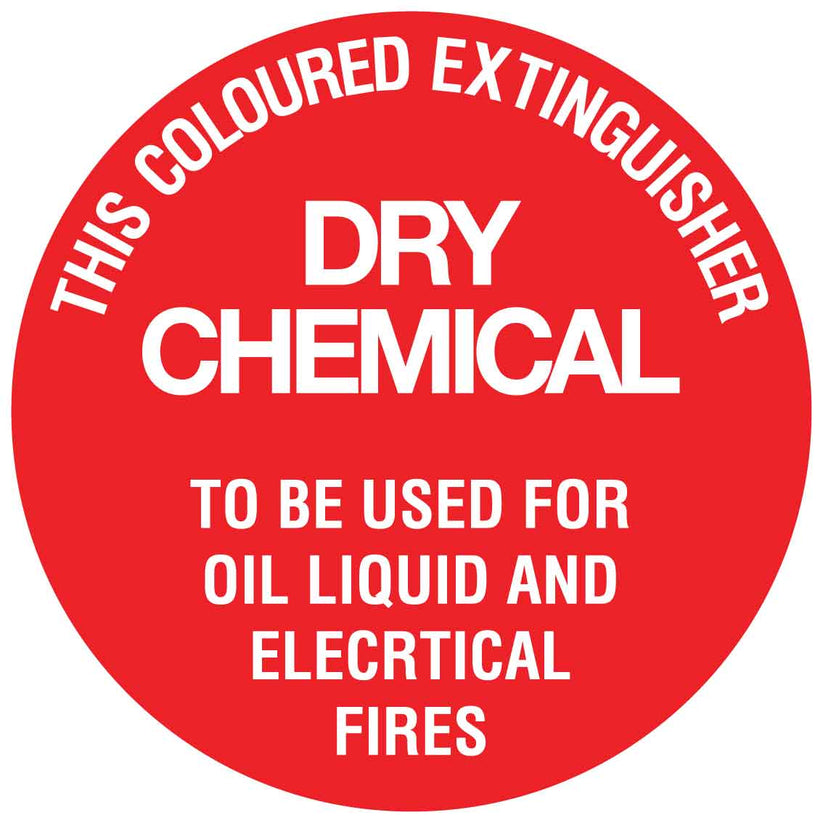Dry Chemical Decal – New Signs