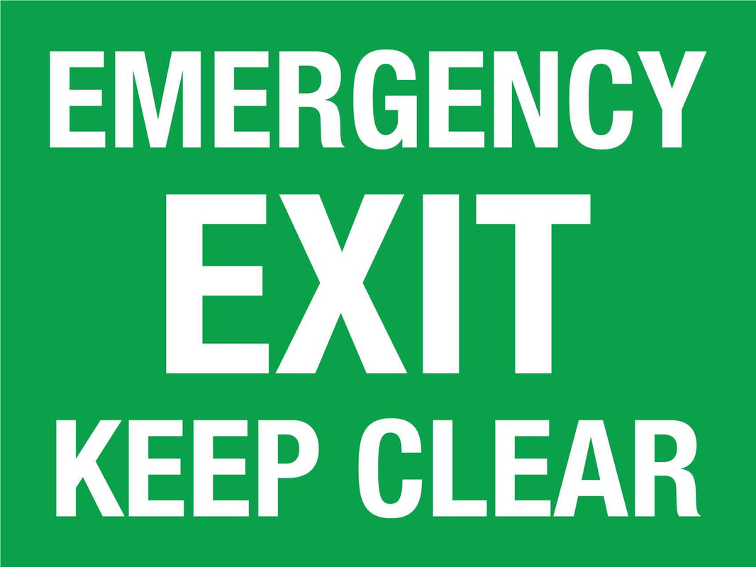 Emergency Signage – New Signs