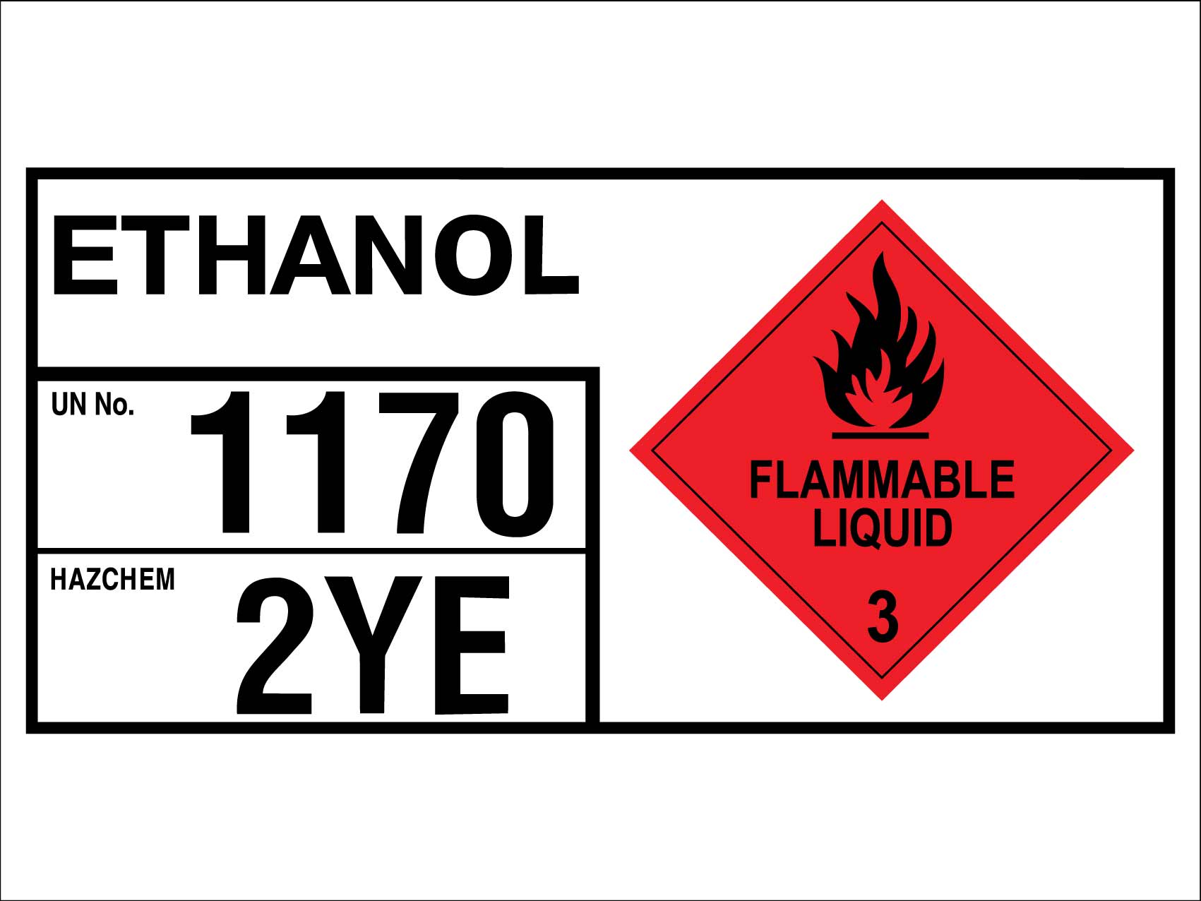 Ethanol 1170 2YE Sign – New Signs