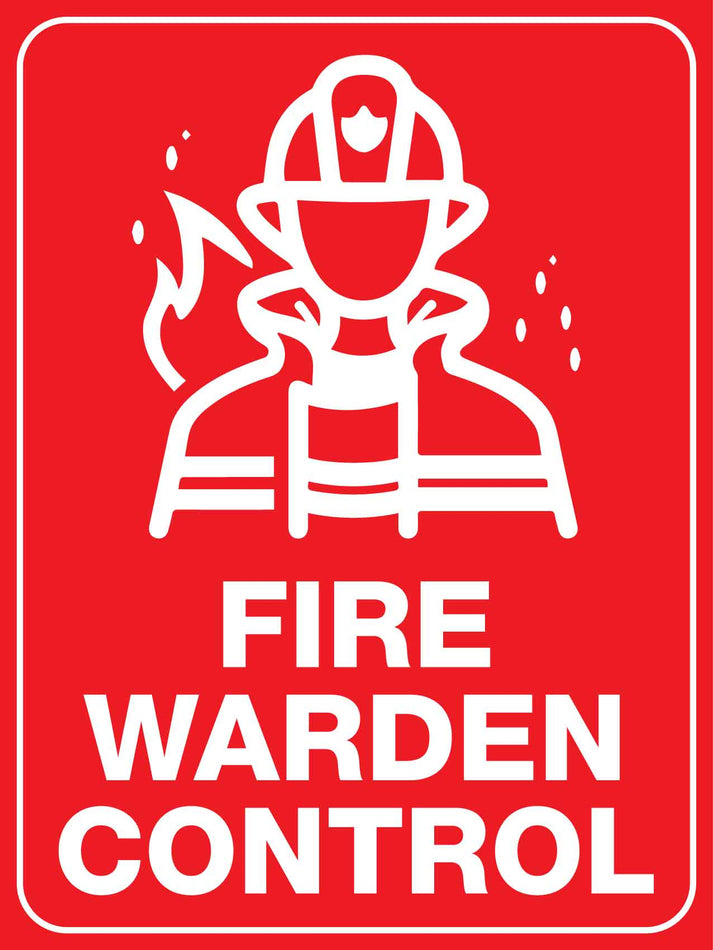 Fire Warden Control Sign – New Signs
