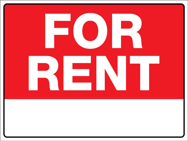 For Rent Sign – New Signs