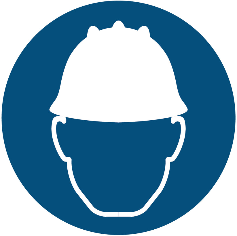 Hard Hat Symbol Decal – New Signs