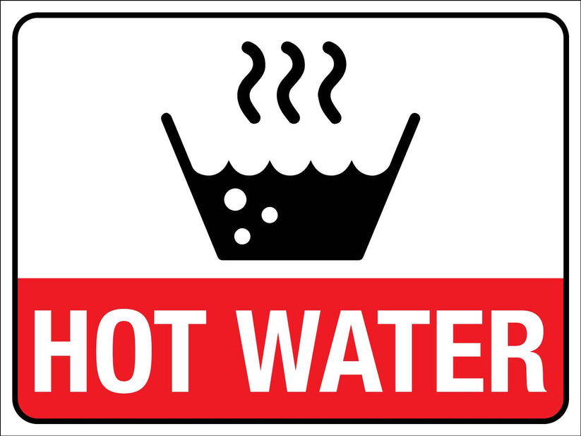 Hot Water Sign – New Signs