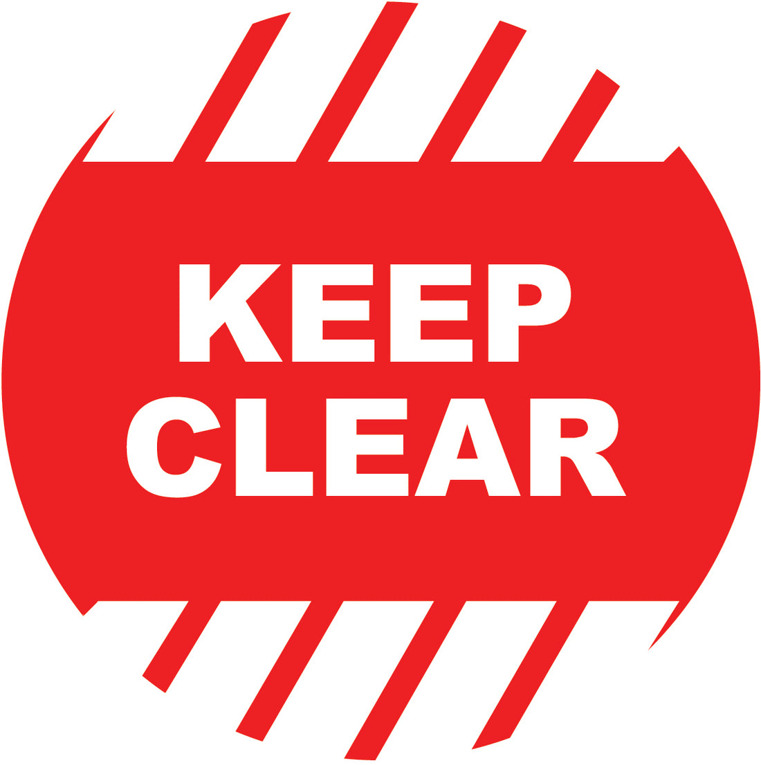 Keep Clear Decal – New Signs