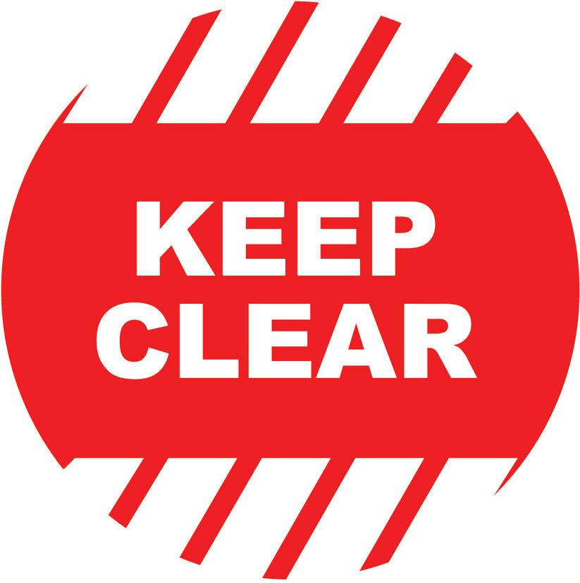 Keep Clear Decal – New Signs