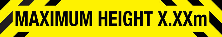Maximum Height Sign – New Signs