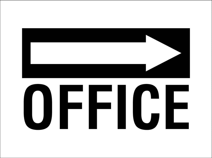Office (Arrow Right) Sign – New Signs