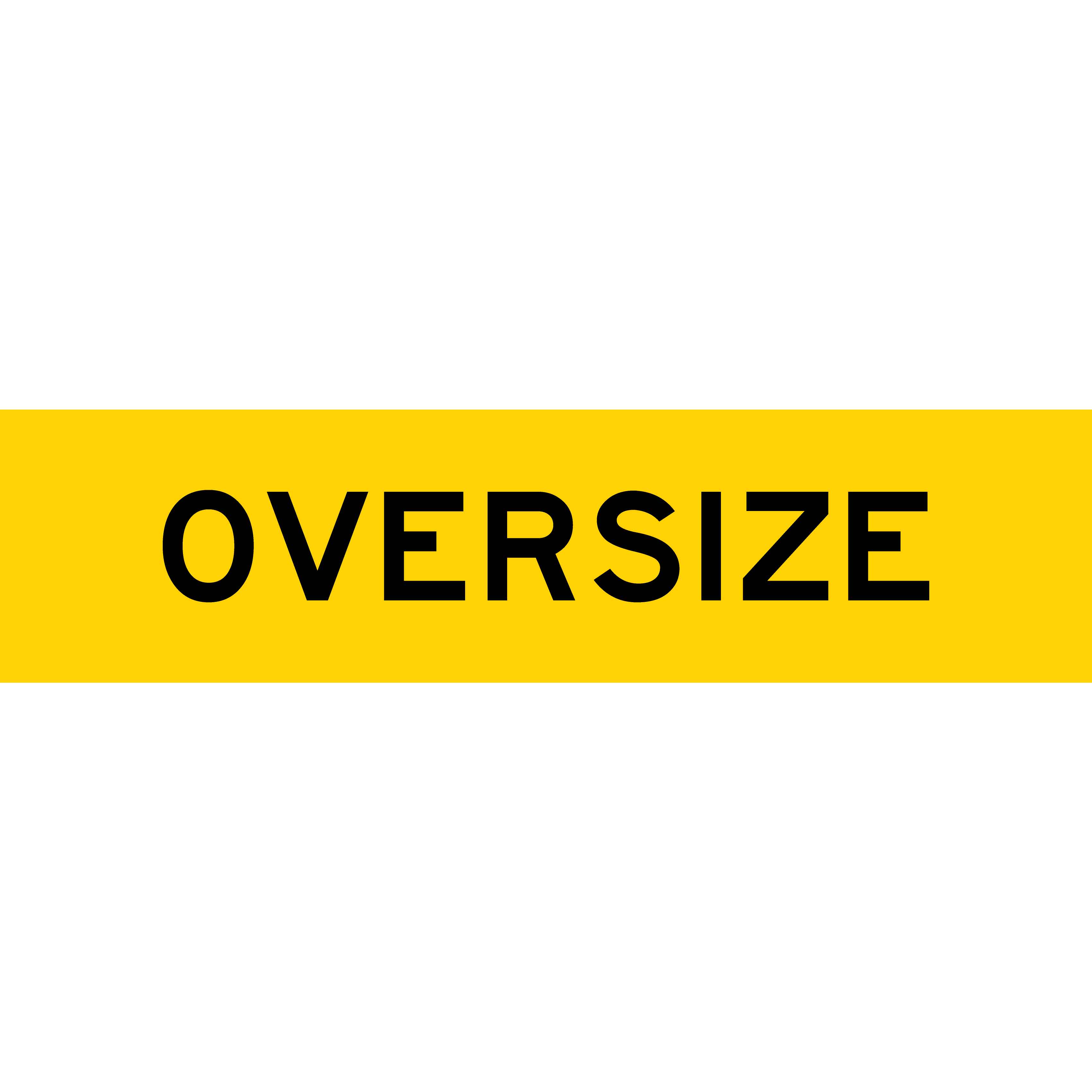 Oversize Long Skinny Multi Message Traffic Sign – New Signs