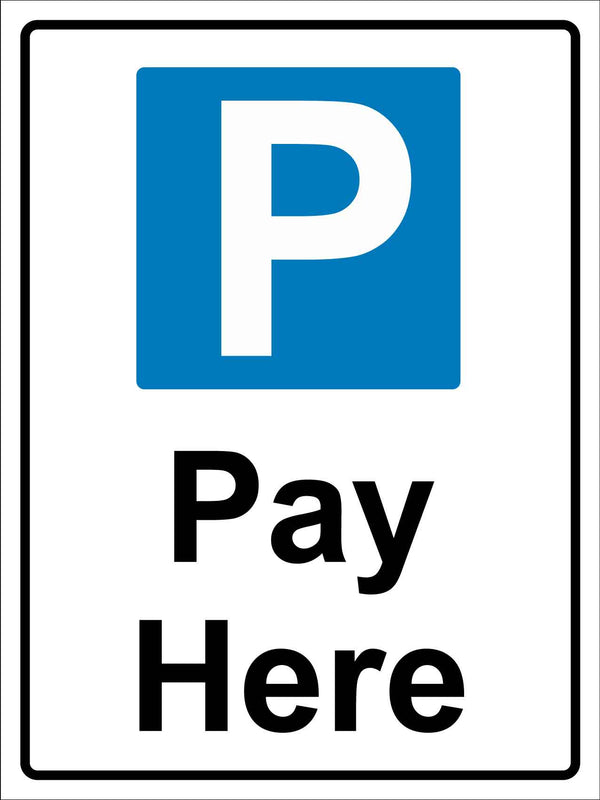 Pay Here Sign – New Signs