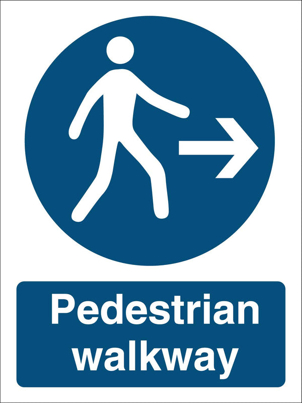 Pedestrian Walkway Sign – New Signs