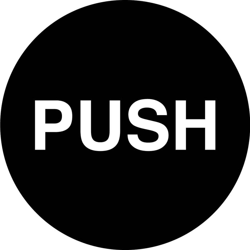Push Decal – New Signs