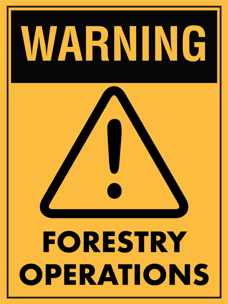Warning Signage, Caution & Safety Warning Signs – tagged "forest" – New ...