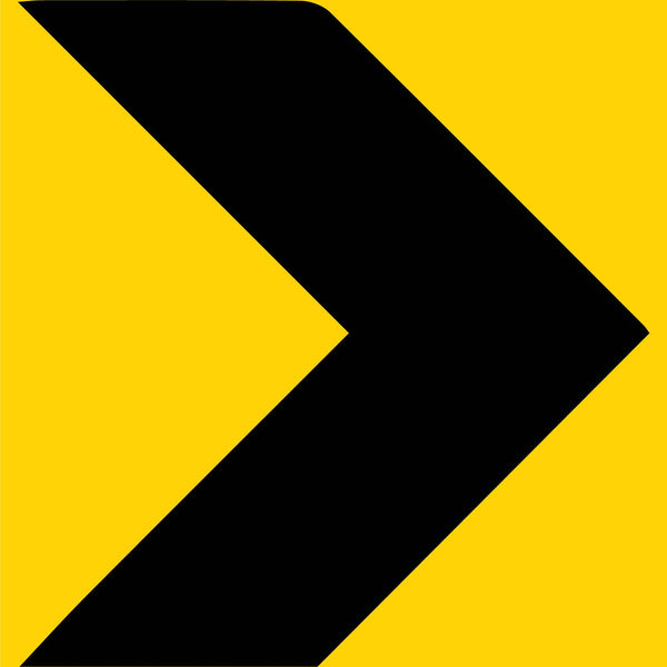 Yellow Bolder Arrow Multi Message Traffic Sign – New Signs