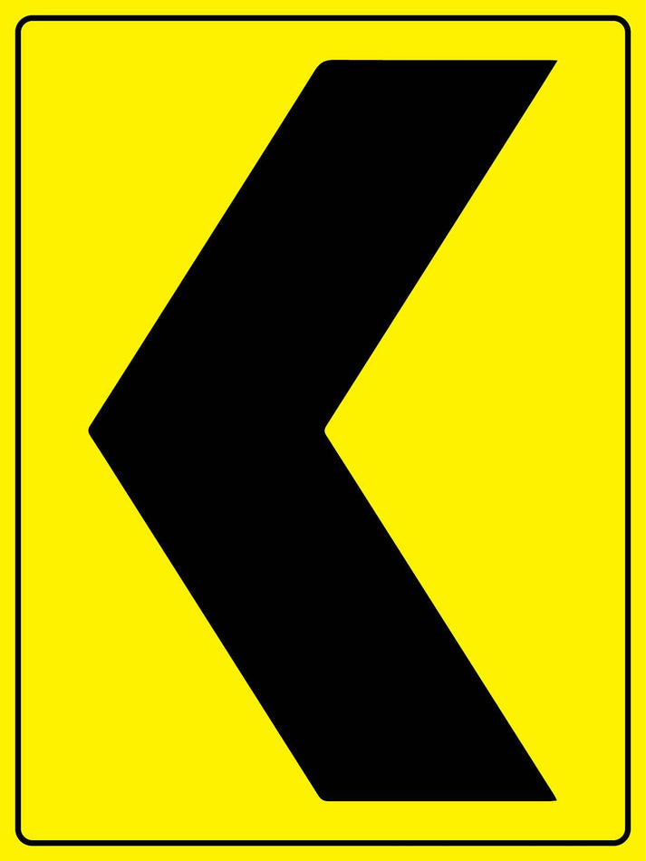 Chevron Left Sign – New Signs
