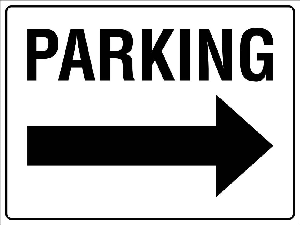 Parking (Right Arrow) Sign – New Signs