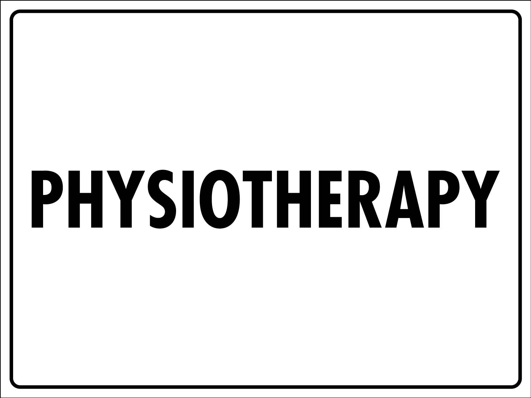 Physiotherapy Sign – New Signs