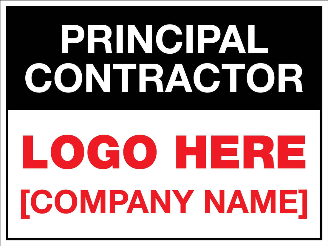 Principal Contractor Sign – New Signs