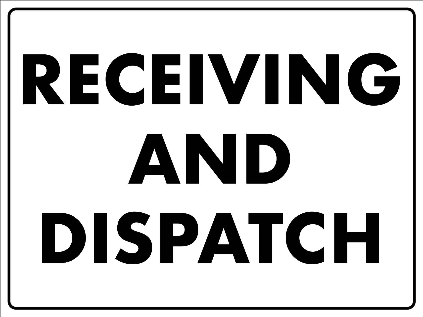 Deliveries Sign – New Signs