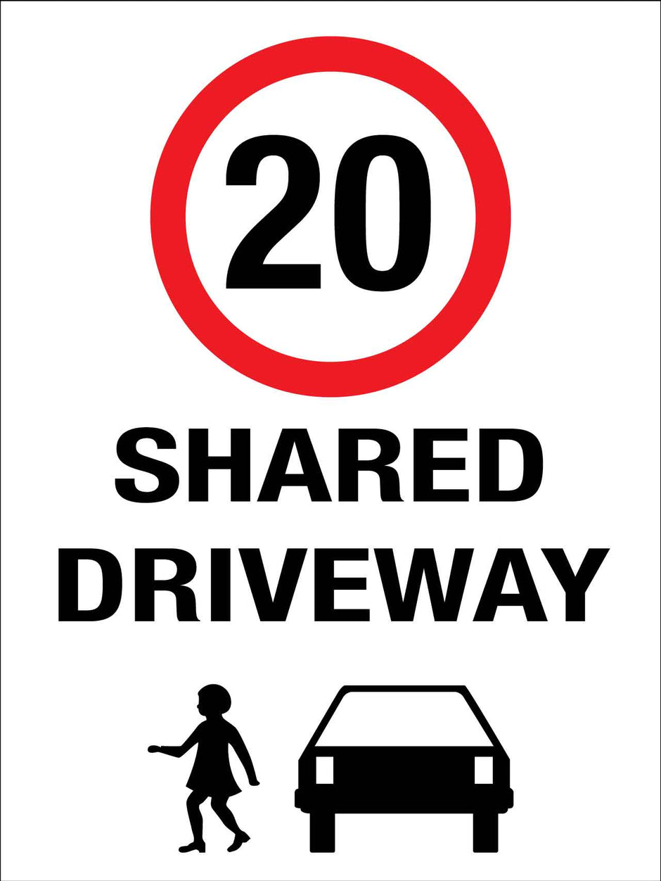 Shared Zone Signs – New Signs
