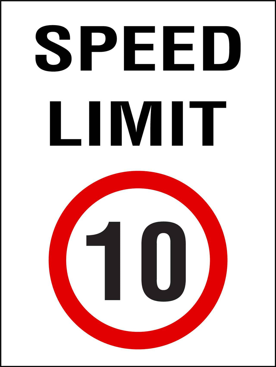 Speed Restriction Signs | Speed Limit Signs – New Signs